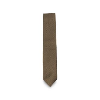 Tom Ford Houndstooth Seidenkrawatte - - Accessories - Herren - Braun - ONE SIZE