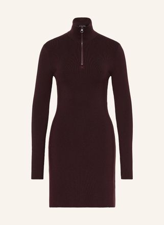 Courr&egrave;ges Strickkleid Aus Merinowolle rot