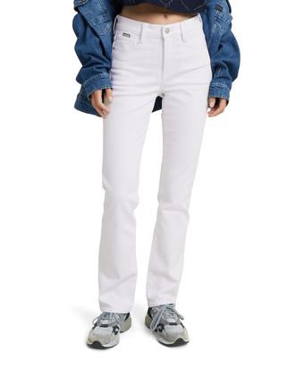 G-Star G-Star RAW Damen Strace Straight Jeans, Weiß (Paper White gd D23951-D552-G547), 31W / 32L