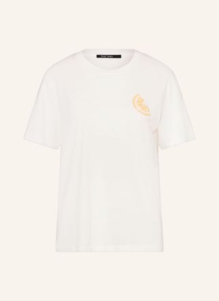 Marc Aurel Marc Aurel T-Shirt Mit Schmuckperlen weiss