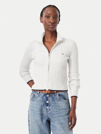 Tommy Jeans Strickjacke DW0DW23355 Grau Slim Fit