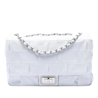 Chanel Pre-owned Patchwork Lammleder Schultertasche - - Pre-owned - Damen - Wei&szlig; - ONE SIZE