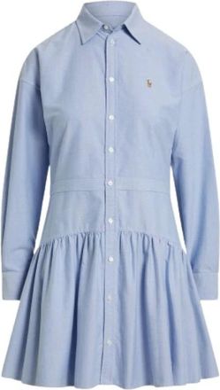 Polo Ralph Lauren Femme, Robes, Bleu, Taille: 36 FR Shirt Dress