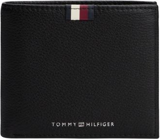 Tommy Hilfiger Herren Th Prem Lea Cc Flap and Coin AM0AM13341BDS001, Black, OS