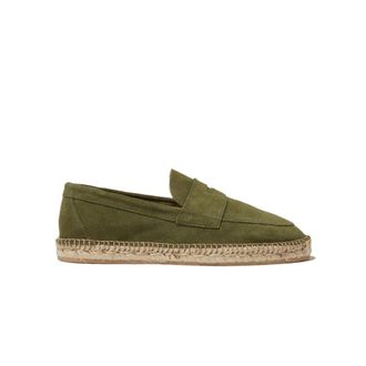 Scarosso Diego Wildleder Espadrilles - - Shoes - Herren - Gr&uuml;n - 42 EU