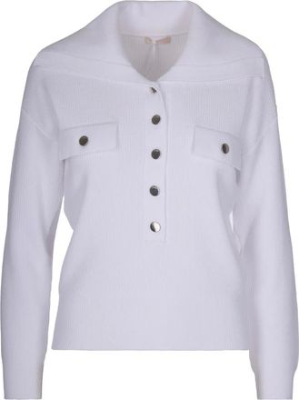 Liu Jo Damen, Strickwaren, Wei&szlig;, MGr&ouml;&szlig;e