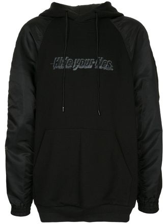 Juun.J sweat oversize Hide Your Lies - Noir