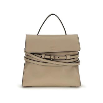 Moschino Sac &agrave; main Tie Me - Femme - Sacs - Beige - Taille: ONE Size
