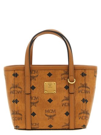 MCM Top Handle Bag - Brown