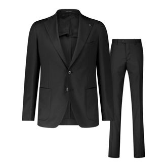 Tagliatore Zweiteiliger Anzug aus Schurwolle - - Suits - Herren - Schwarzk - XL