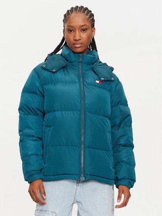 Tommy Jeans Daunenjacke Alaska DW0DW18610 Gr&uuml;n Regular Fit