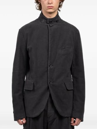 Hannes Roether single-breasted blazer - Schwarz