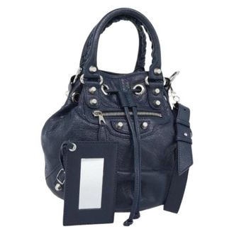 Balenciaga Pre-owned Vintage Bucket Bag - - Pre-owned - Damen - Blau - ONE SIZE