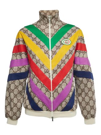 Gucci doudoune &agrave; motif monogramm&eacute; - Tons neutres