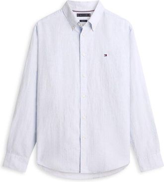 Tommy Hilfiger Herren Hemd aus Leinen-Mix