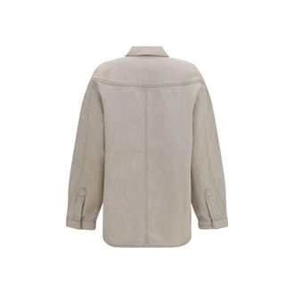 Jacquemus Womens Beige Denim Shirt