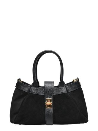 Isabella Rhea SCHWARZ Rindsledertasche