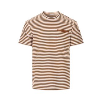 Moncler Homme, Tops, Brun, Taille: L SS T-Shirt