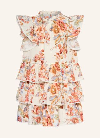 Zimmermann Kleid Awaken Mit R&uuml;schen weiss