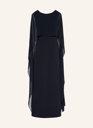 Apart Abendkleid Im Materialmix blau