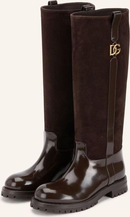 Dolce & Gabbana Stiefel braun