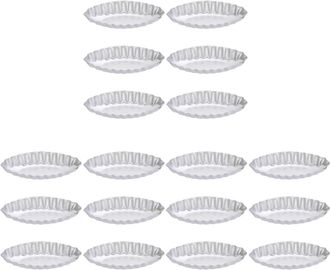 BESTONZON Amosfun 18 Stk Backform Kuchenform umkreisen Mini-Tortenformen zum Backen Bootsform Schalenform tepaniakygrill platte kochplatte Backgeschirr f&uuml;r zu H