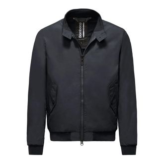 Bomboogie Homme, Vestes, Bleu, Taille: M Blouson Bomber Non Doubl&eacute; &agrave; Col Montant
