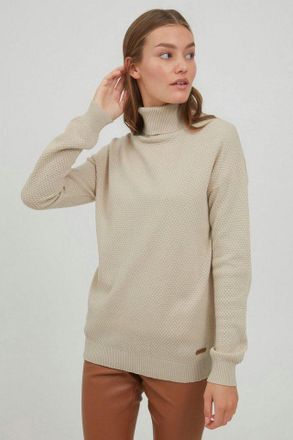 Oxmo Rollkragenpullover OXSina Strickpullover mit Rollkragen