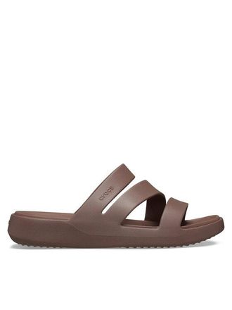 Crocs Pantoletten Getaway Strappy 209587 Braun