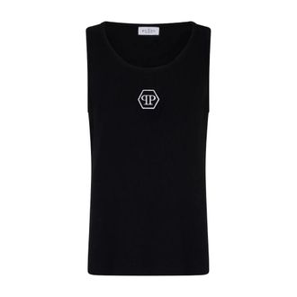Philipp Plein Hexagon Tank Top - - Tops - Herren - Schwarzk - M