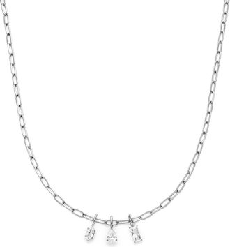 s.Oliver Necklace - Elegante Halskette aus poliertem Edelstahl - Silber - Gliederkette 50 cm - wasserfest & hautfreundlich