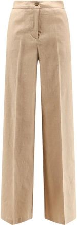 Pinko Pinko, Femme, Pantalons, Beige, Taille: 40 FR Wide Pantalons