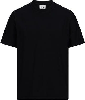Arte Tee-shirt droit col ronds&eacute;rigraphi&eacute; en coton
