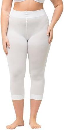 Ulla Popken Strumpfhose_815585 Collants, Blanc Neige, 48 FR/50 FR Femme