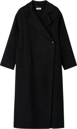 Soft Goat Femme, Manteaux, Noir, Taille: 38 FR Manteau Crois&eacute;