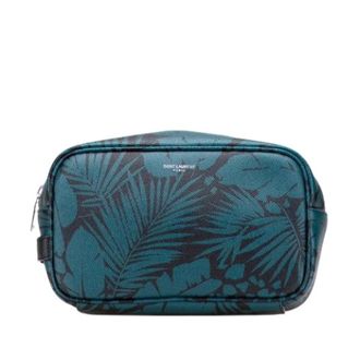 Saint Laurent Pre-owned Leder Pochette - - Pre-owned - Damen - Blau - ONE SIZE