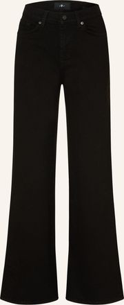7 For All Mankind Wide Leg Jeans Lotta Tailorless Mit Schmucksteinen schwarz