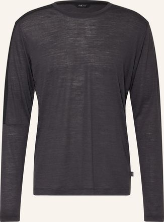 Meru Me°Ru Funktionsshirt Bloxwich Mit Merinowolle grau