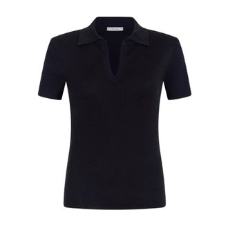 Max Mara Femme, Tops, Bleu, Taille: 40 FR Albero Wool Polo