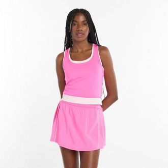 New Balance Femme Tournament Novelty Tank en Rose, Poly Knit, Taille XL