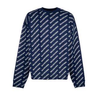 Balenciaga Stilvolle Strickkollektion - - Knitwear - Herren - Blau - L