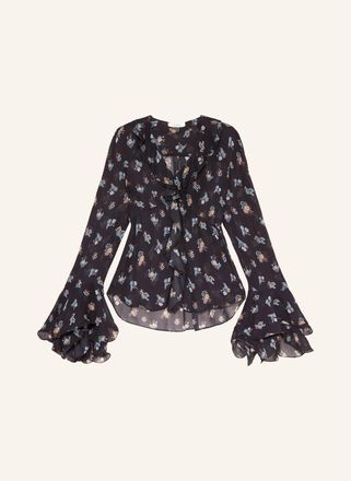 Dorothee Schumacher Dorothee Schumacher Bluse Airy Daydream Mit Volants blau