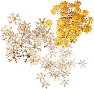 Valiclud 500st&uuml;cke Schneeflocken-konfetti f&uuml;r Partydekoration und Weihnachtsfeiern Leicht und Unbedenkliches Material f&uuml;r Hochzeiten Geburtstage und Bankette