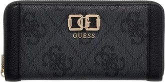 Guess Femme, Accessoires, Noir, Taille: ONE Size Karnilla Logo Slg Lr Wallet