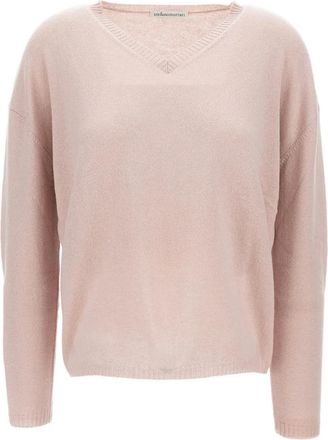 Stefano Mortari Pullover mit V-Ausschnitt - Rosa