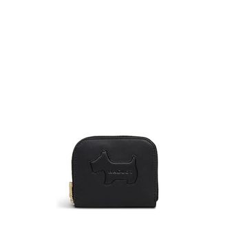 Radley London London Hadley Lane Petit porte-monnaie en cuir avec fermeture &eacute;clair pour femme, Noir