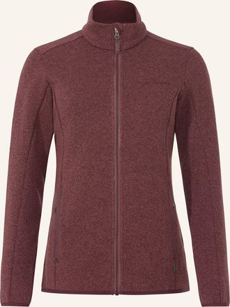 Vaude Strick-Fleecejacke Rienza rot