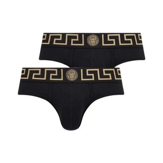 Versace Herren, Unterw&auml;sche, Schwarzk, 2XLGr&ouml;&szlig;e