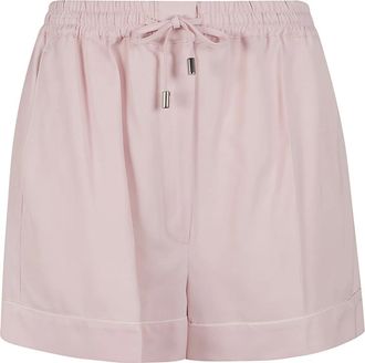 Max Mara Femme, Shorts, Rose, Taille: 36 FR Crespo Satin Jogger Shorts