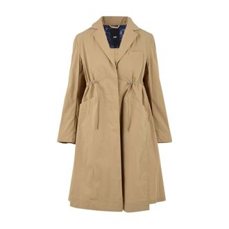 Add Mantel mit Knopfverschluss vorne - - Coats - Damen - Braun - S